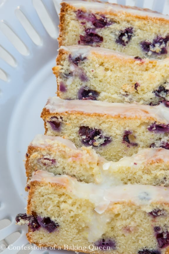 Blueberry Lemon Loaf Cake - Confessions of a Baking Queen